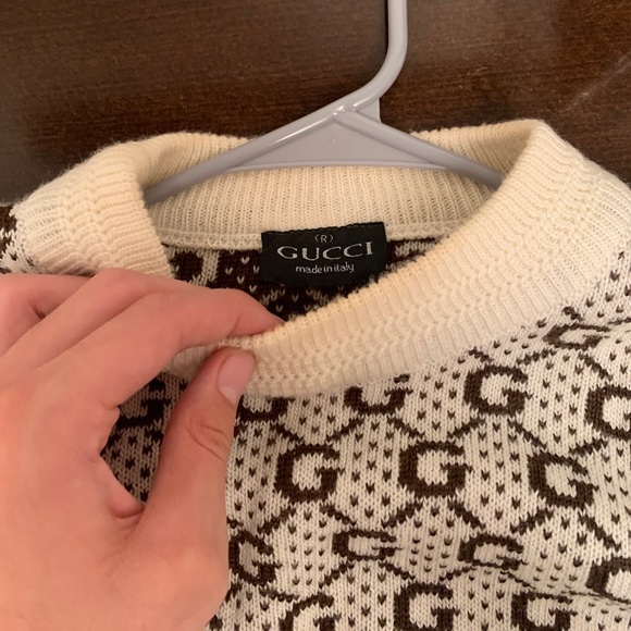 Gucci | Sweaters | Vintage G Gucci Sweater With Matching Sweats | Poshmark